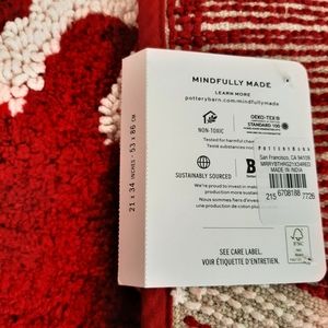 Pottery Barn | Bath | Pottery Barn Merry Handtufted Organic Bath Mat ...